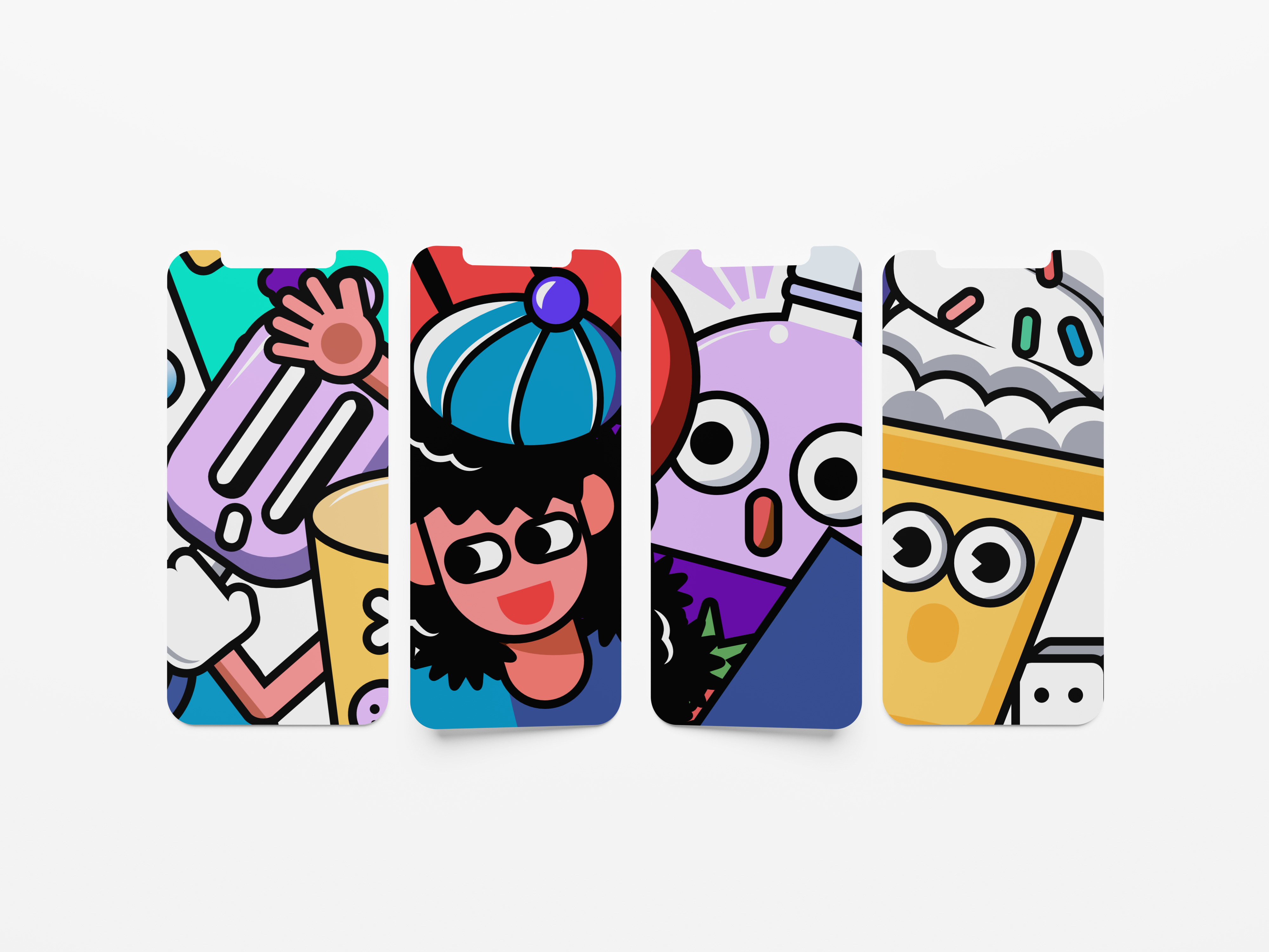 realme壁纸设计/插画壁纸_pan_z-站酷ZCOOL