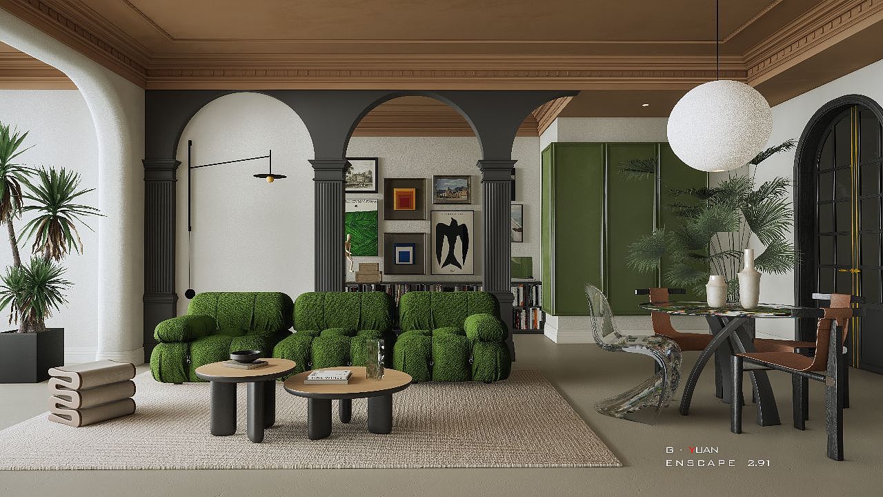 su渲染（家装）_zero室内-站酷ZCOOL