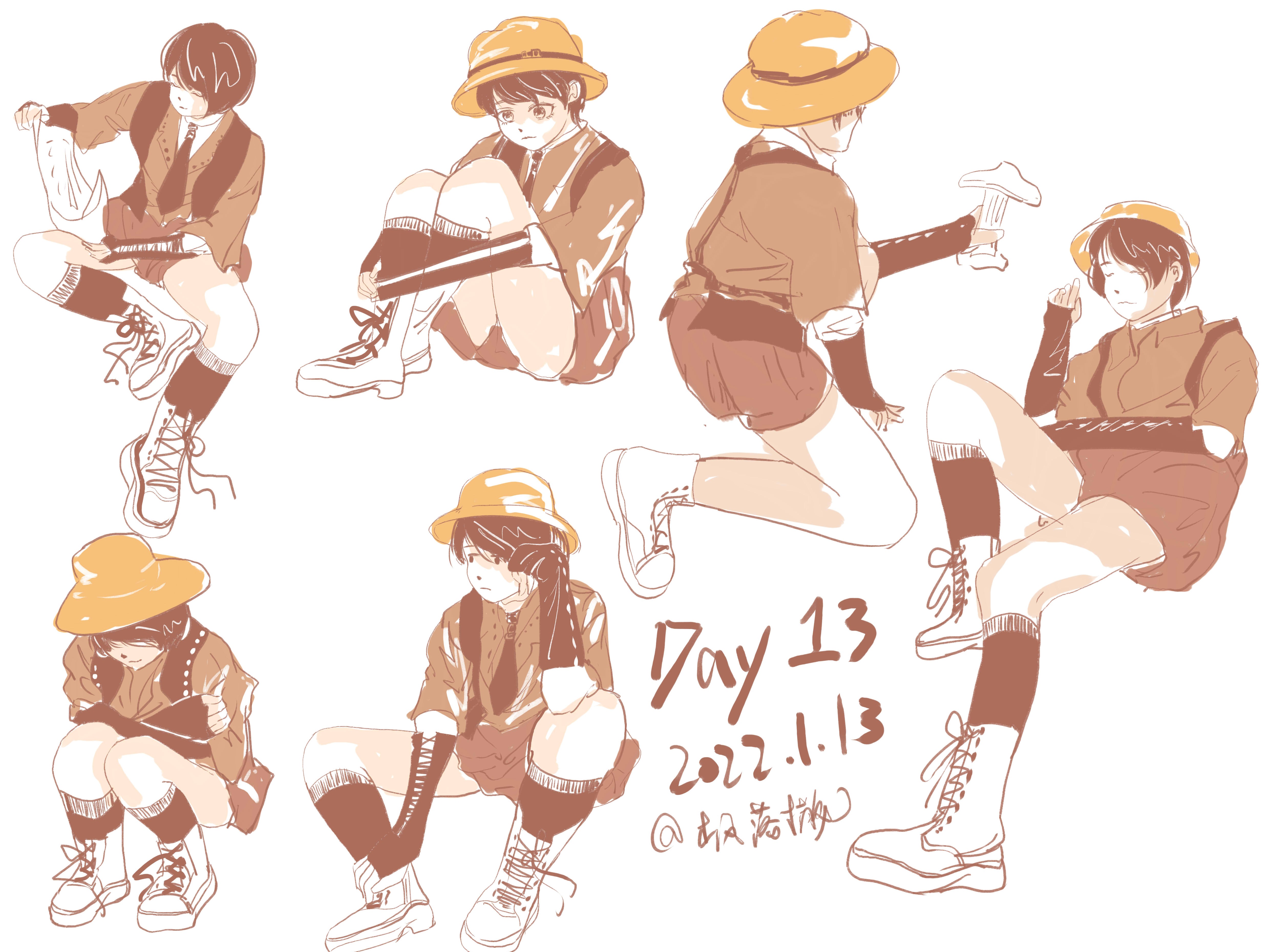 速写打卡day13_枫落撒-站酷ZCOOL