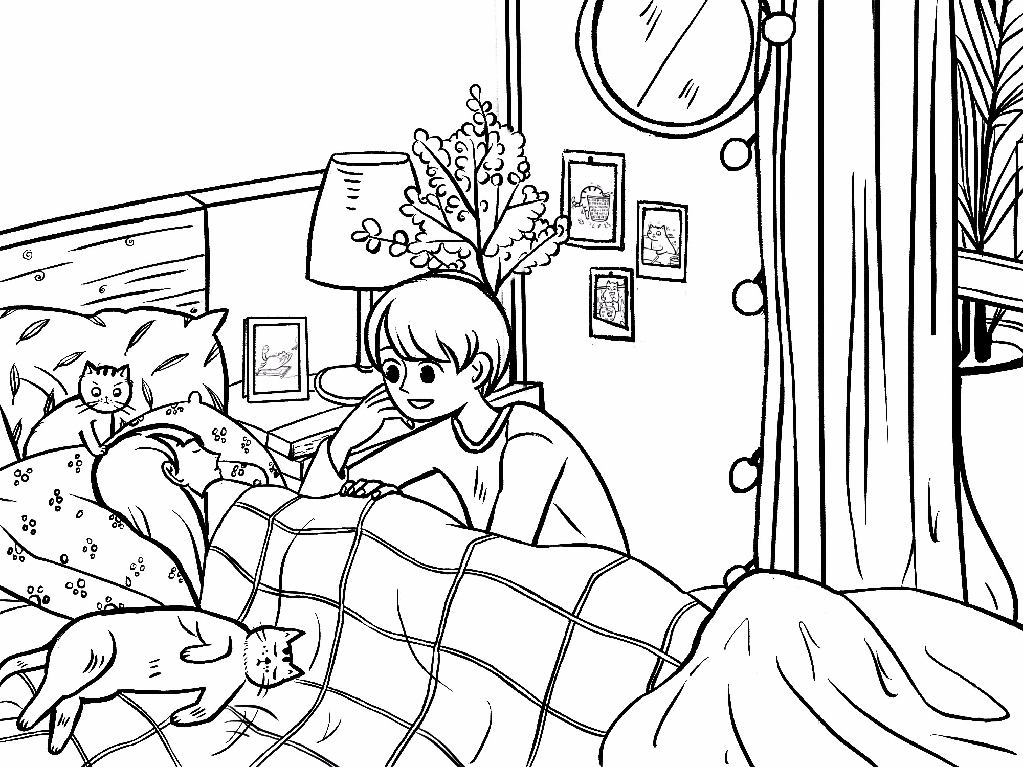 治愈系列 陪伴_Zora_Hao-站酷ZCOOL