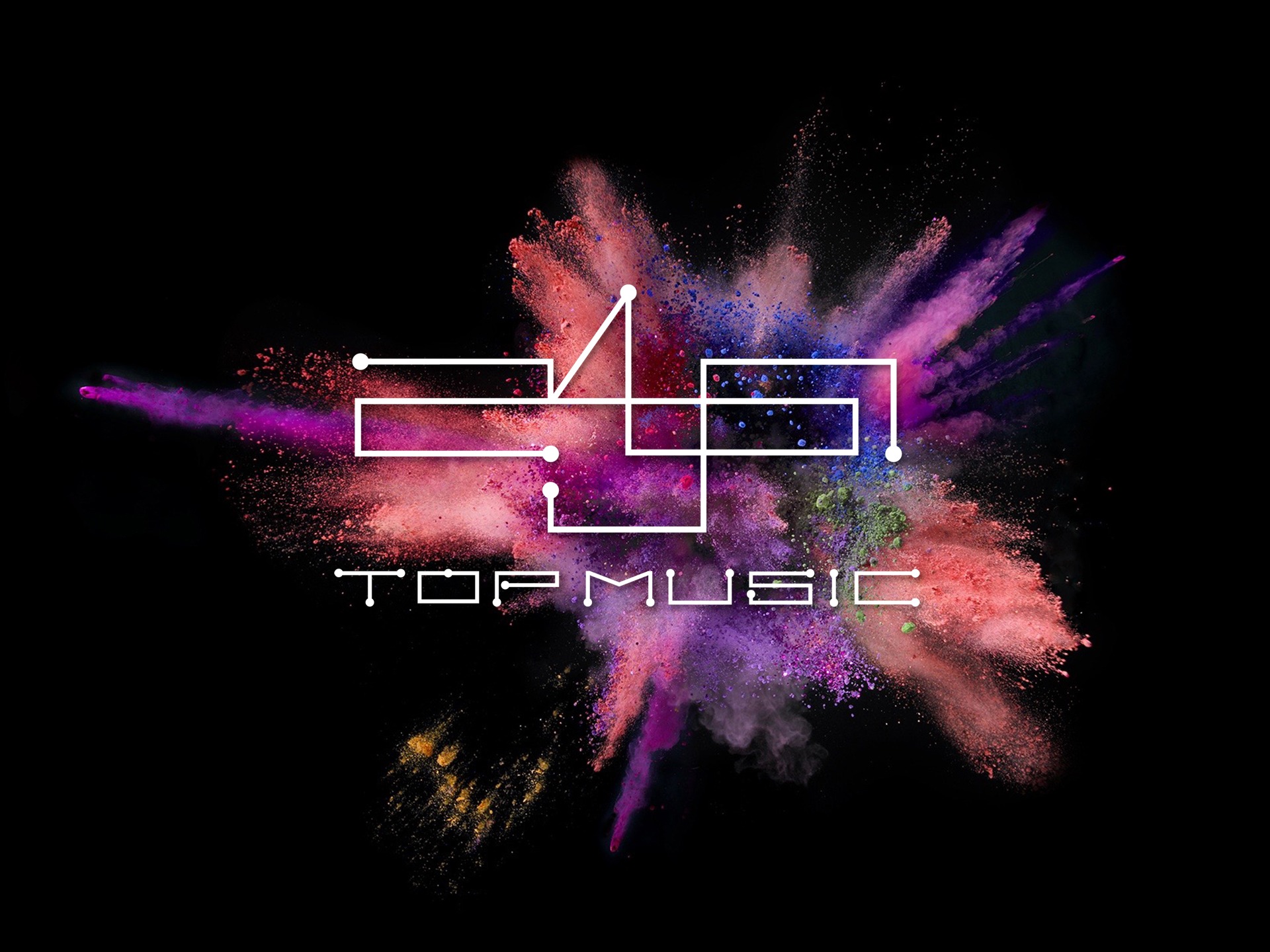 2496 top music logo_R队员-站酷ZCOOL