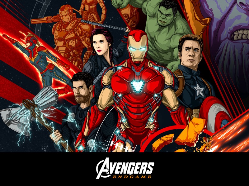 《复仇者联盟4》概念插画海报_ACEWORKS-站酷ZCOOL