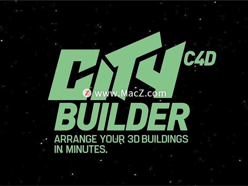 C4D插件：自适应生成三维城市建筑预设CityBuilder Pro_一念浮萍-站酷ZCOOL