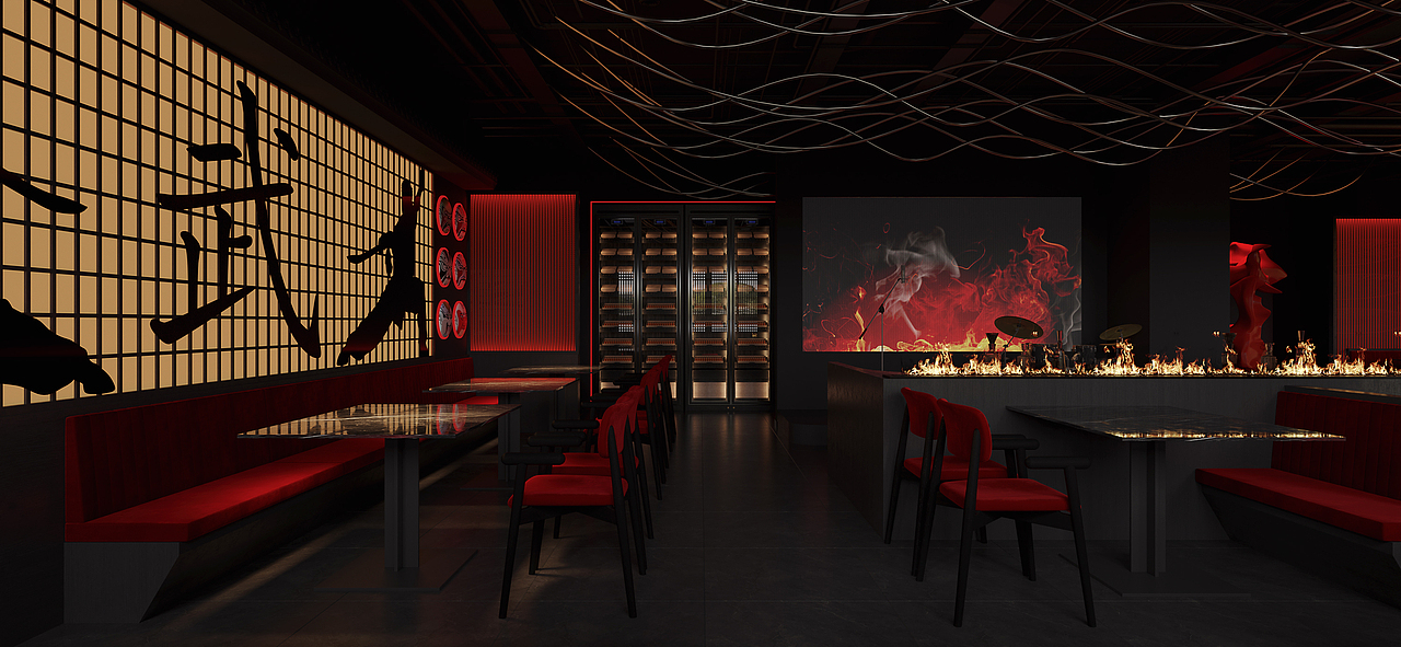 商装的开始火锅店国潮音乐串吧_HuiYv-站酷ZCOOL