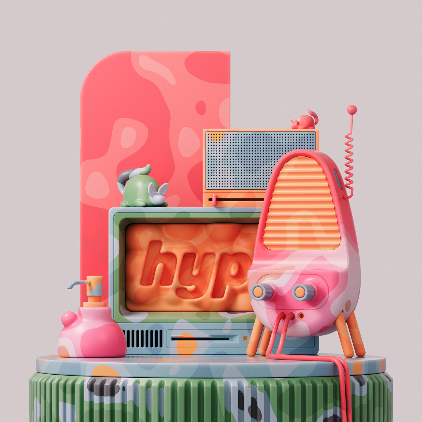 【吐血大整理系列】30名在Behance中的C4D大神推荐_NUM南木设计-站酷ZCOOL