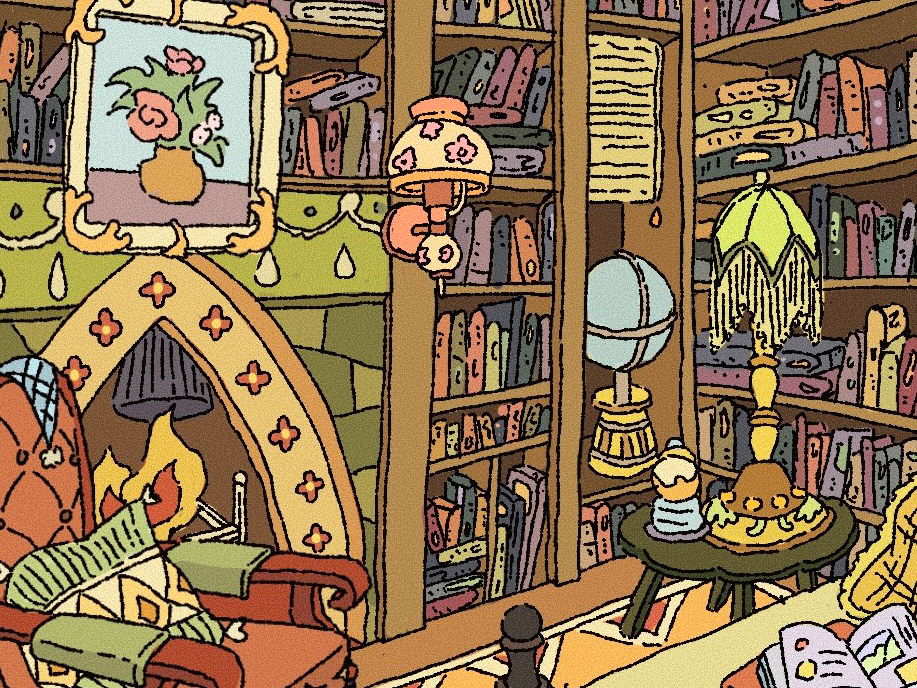 复古场景插画_Xxsummer_xx-站酷ZCOOL