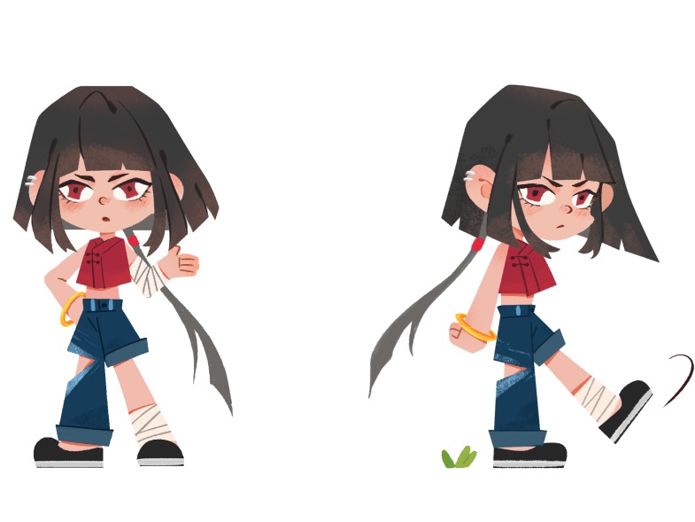 a girl_Reddi-站酷ZCOOL