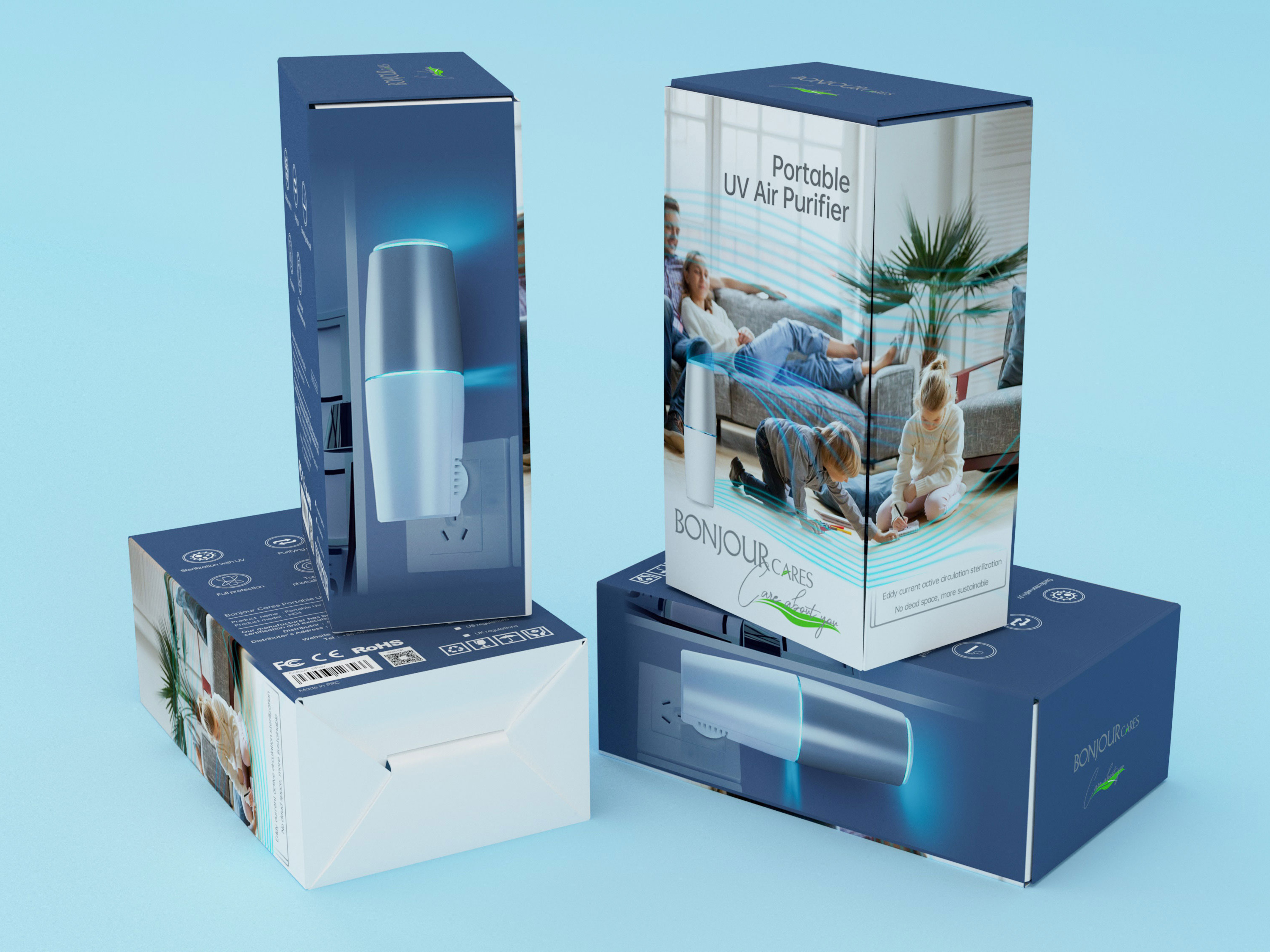 空气净化器+消毒水+包装彩盒设计_patty_ge-站酷ZCOOL