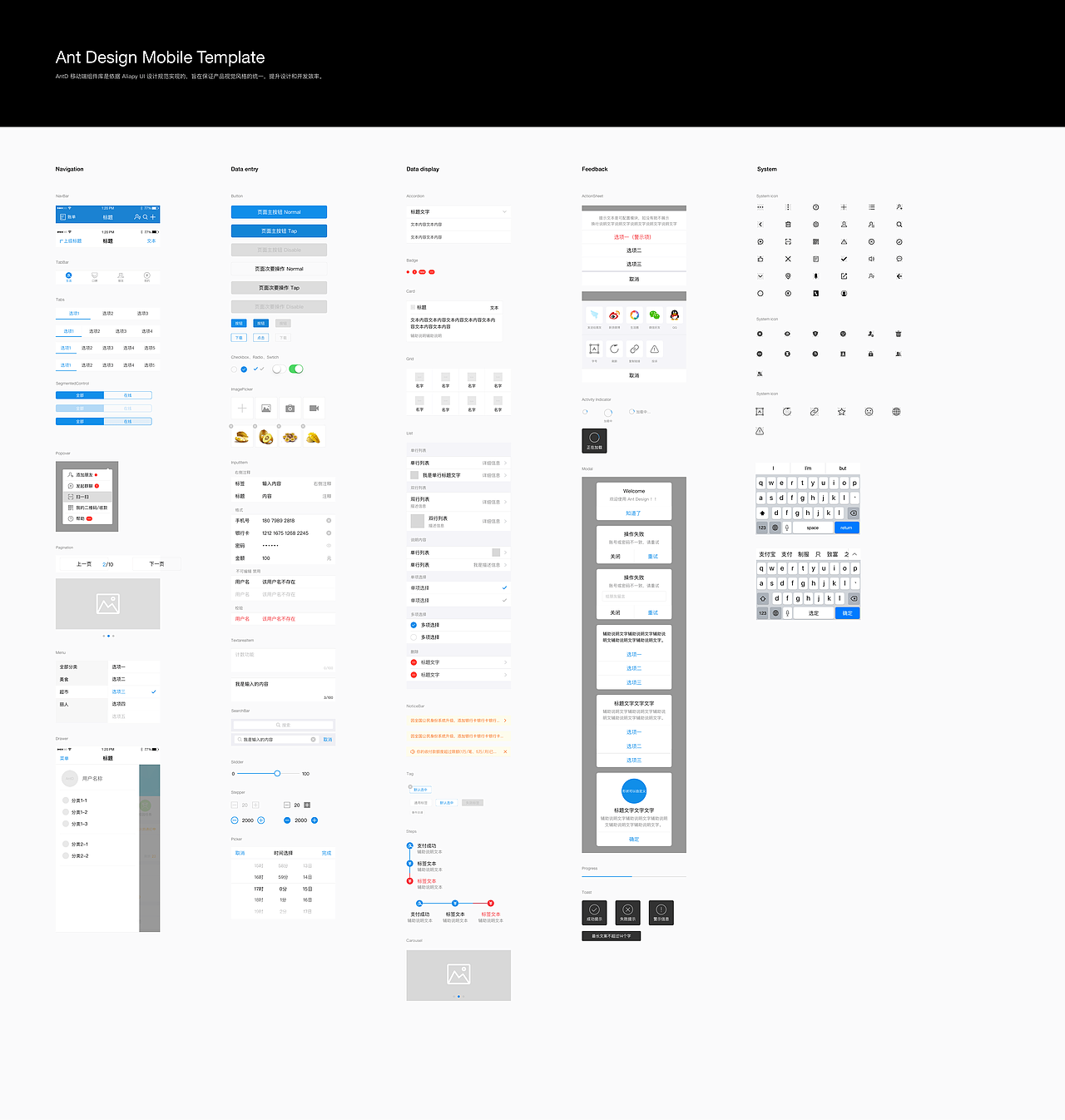 Ant Design Mobile设计规范_hicatherine86-站酷ZCOOL