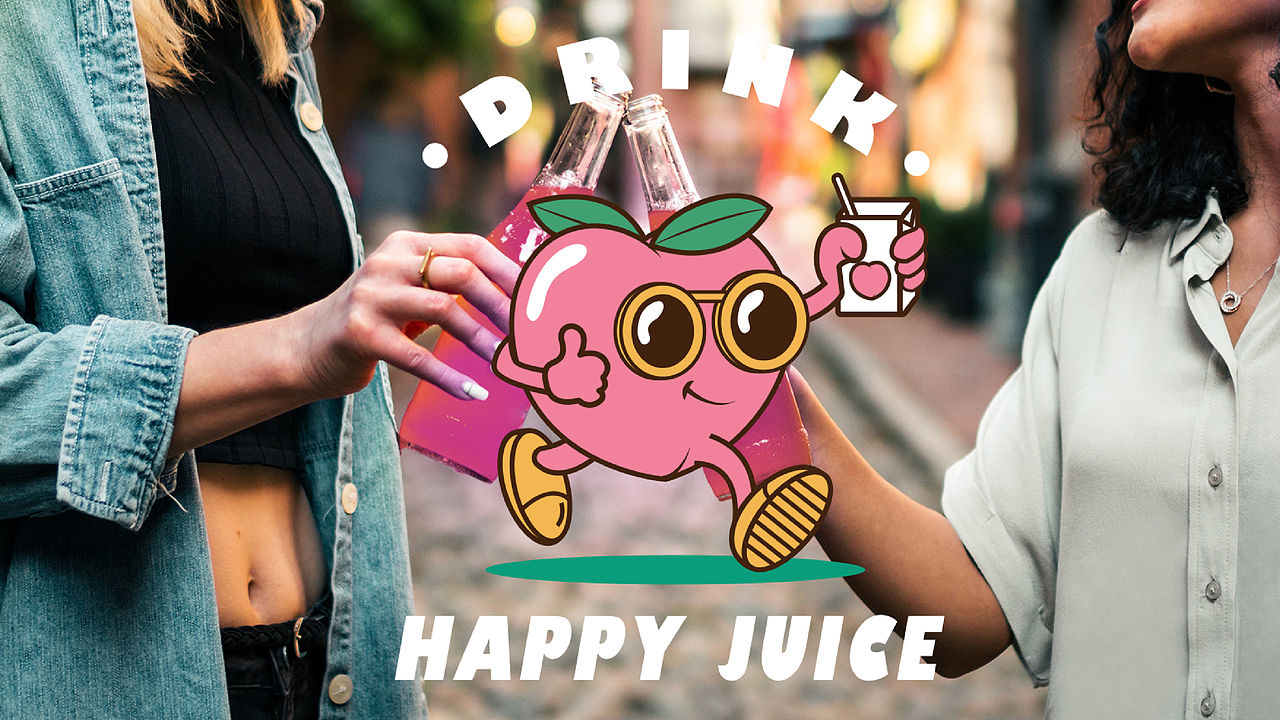 HAPPY JUICE 开心果汁 | 饮品品牌全案_鱼喵鱼喵-站酷ZCOOL