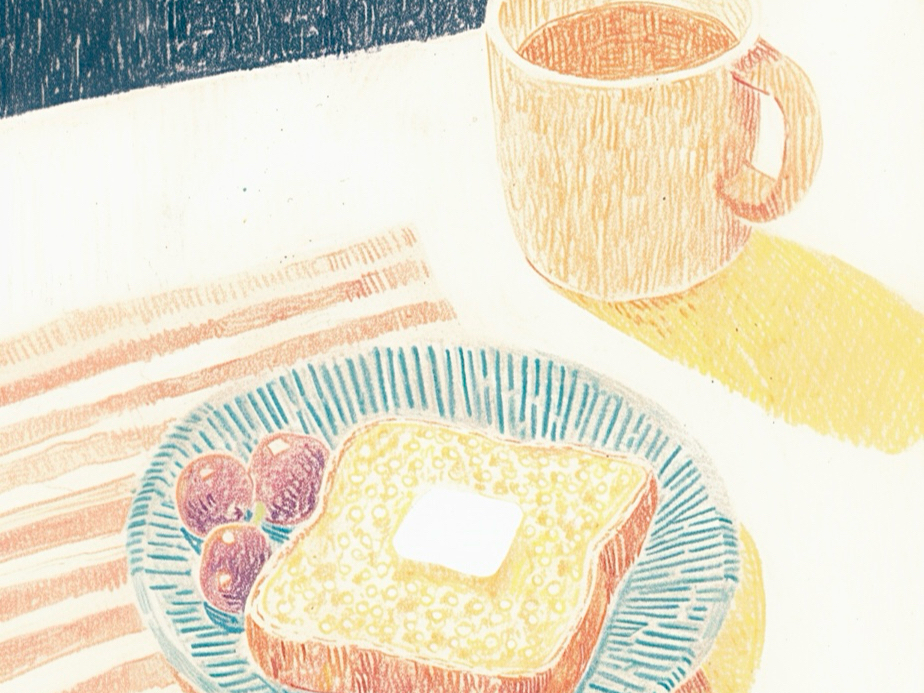 插画|早餐吃什么_琴房铁匠-站酷ZCOOL