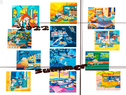 夏日总结/丙烯马克笔_张张dt_zh-站酷ZCOOL