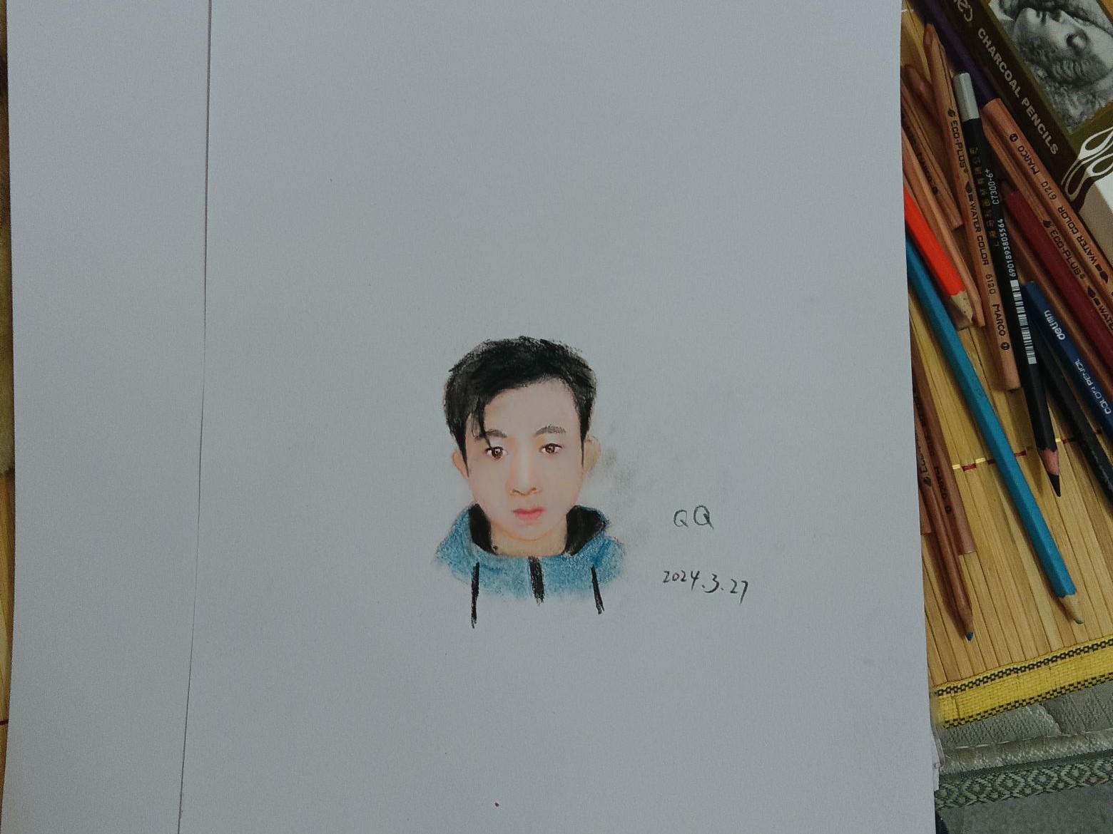 人像素描，彩绘_Z649847533-站酷ZCOOL