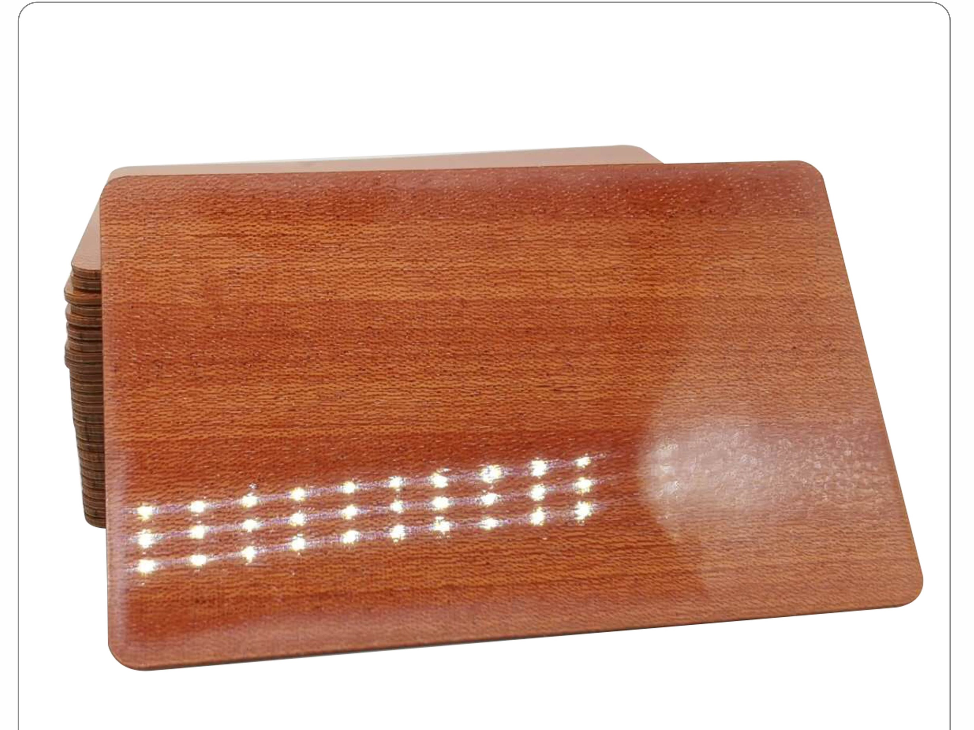 覆光膜&不覆光膜木质卡_淘气521-站酷ZCOOL