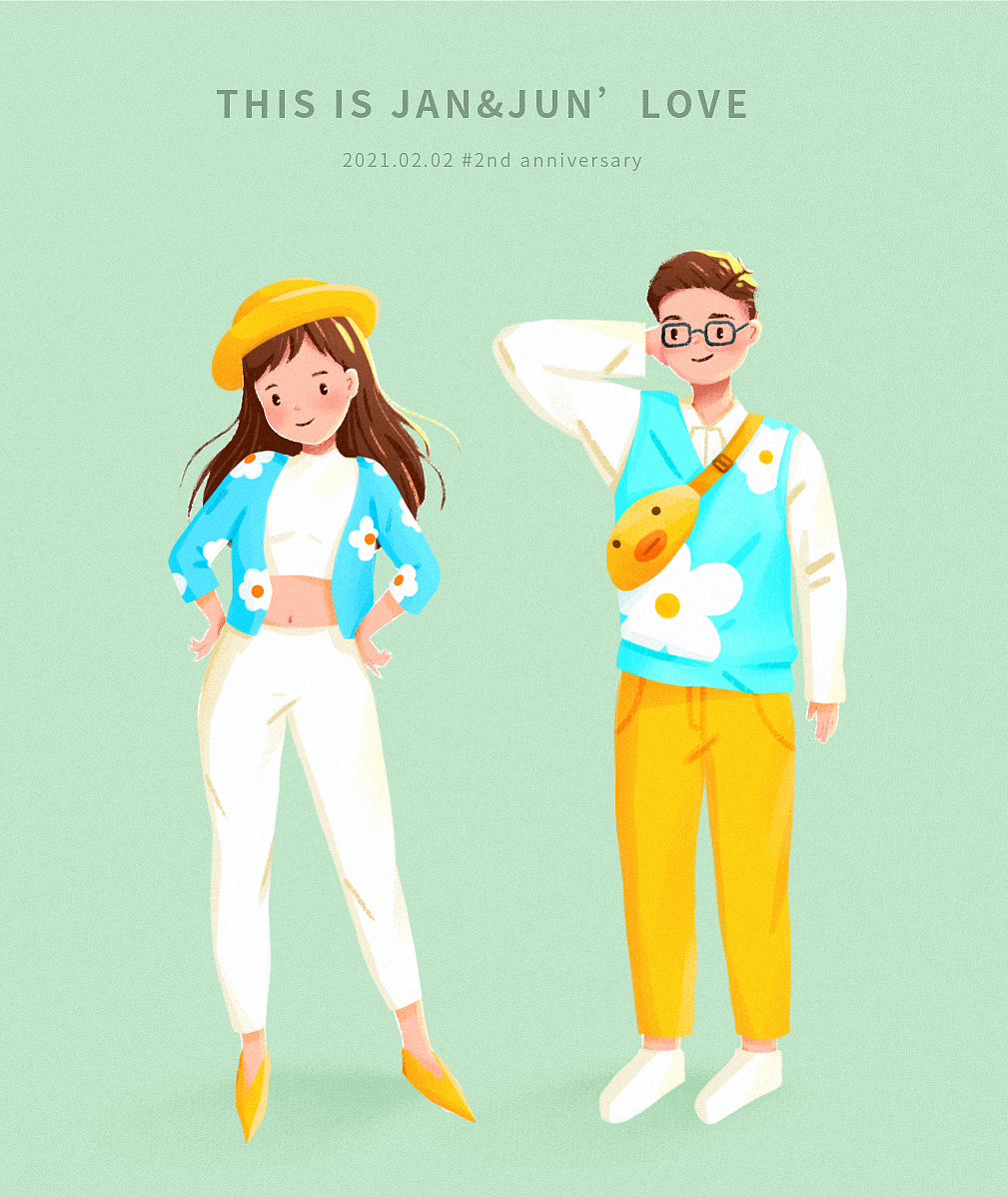 Jun&Jan 两周年纪念_Jan是小恶魔-站酷ZCOOL