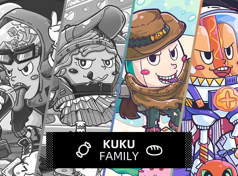 KU酷家族系列之KUHAHA&KUPAPA_Ryou凉-站酷ZCOOL