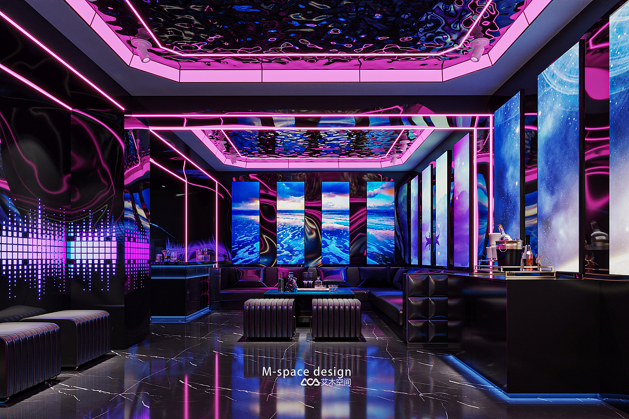 ktv包房和走廊效果图_艾木空间设计-站酷ZCOOL