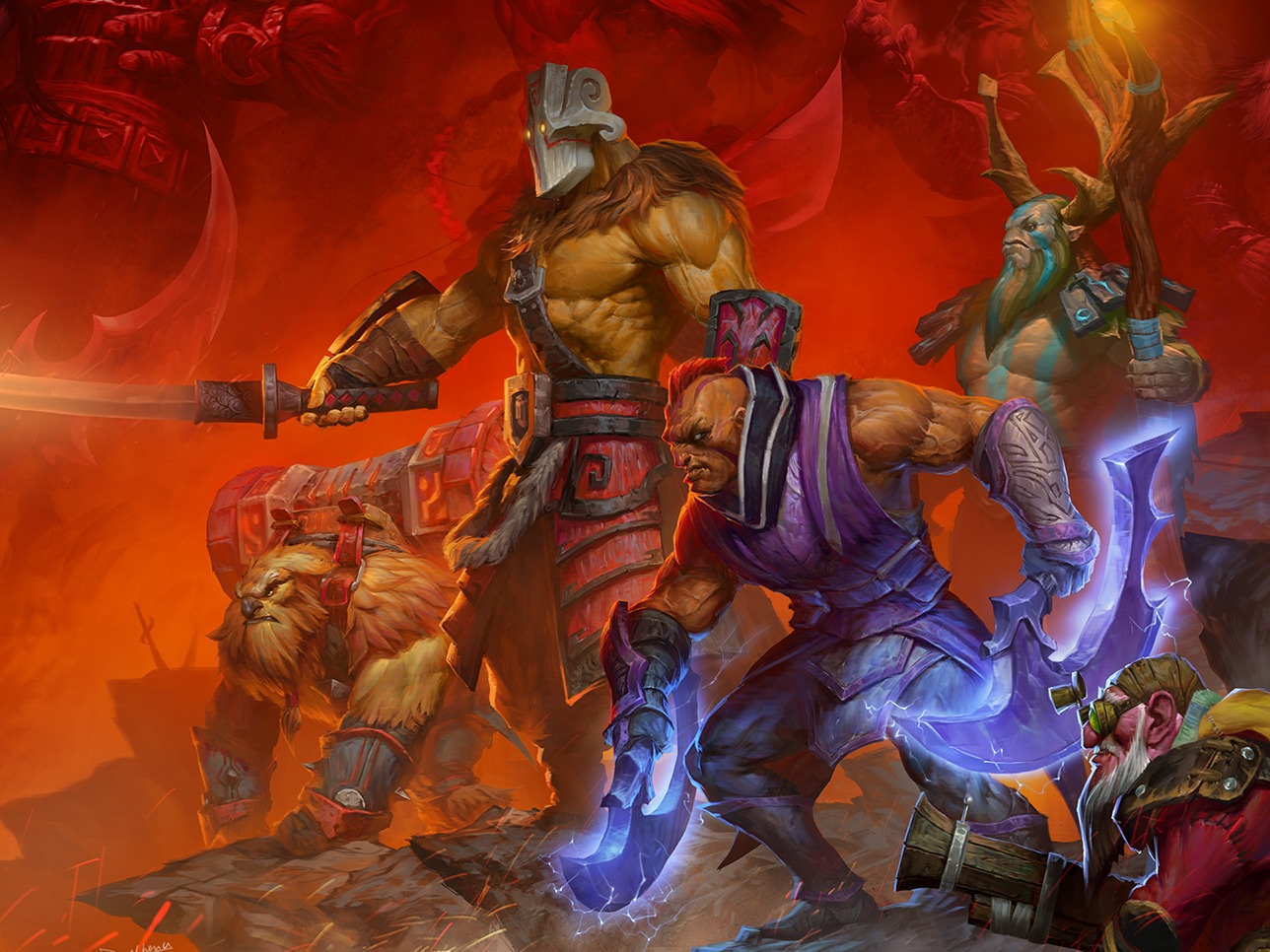 DOTA2 传承_Dong丞Cheng-站酷ZCOOL