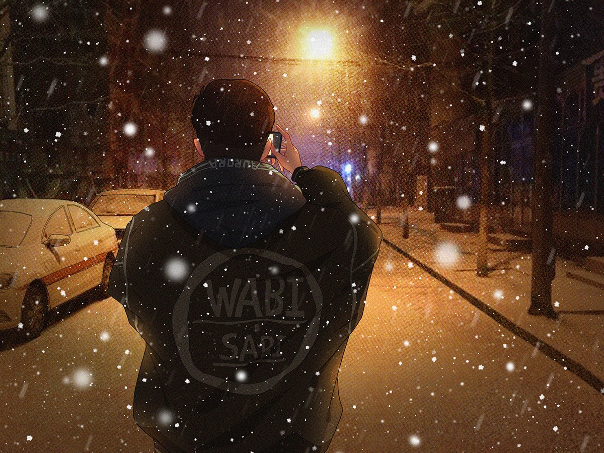 FIRST SNOW_是半半呀-站酷ZCOOL