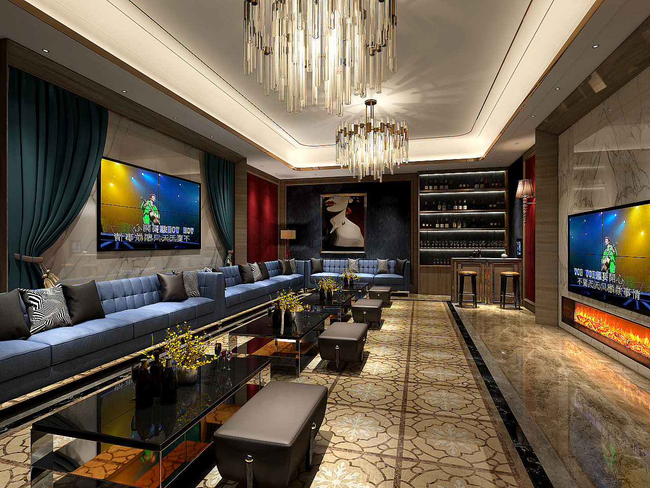 成都KTV设计|上海kTV设计分享_ktv设计分享-站酷ZCOOL