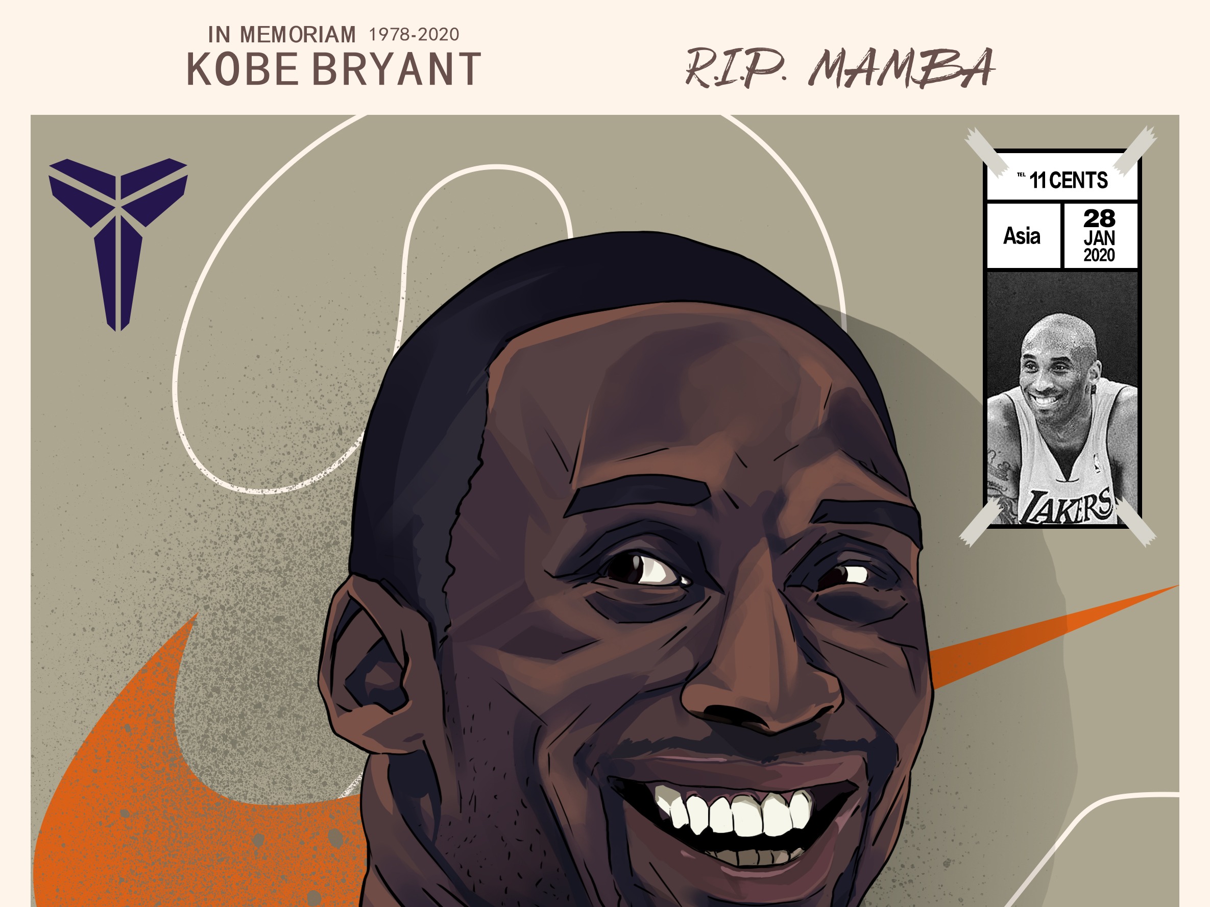 R.I.P. Mamba_叫我小夫就好-站酷ZCOOL