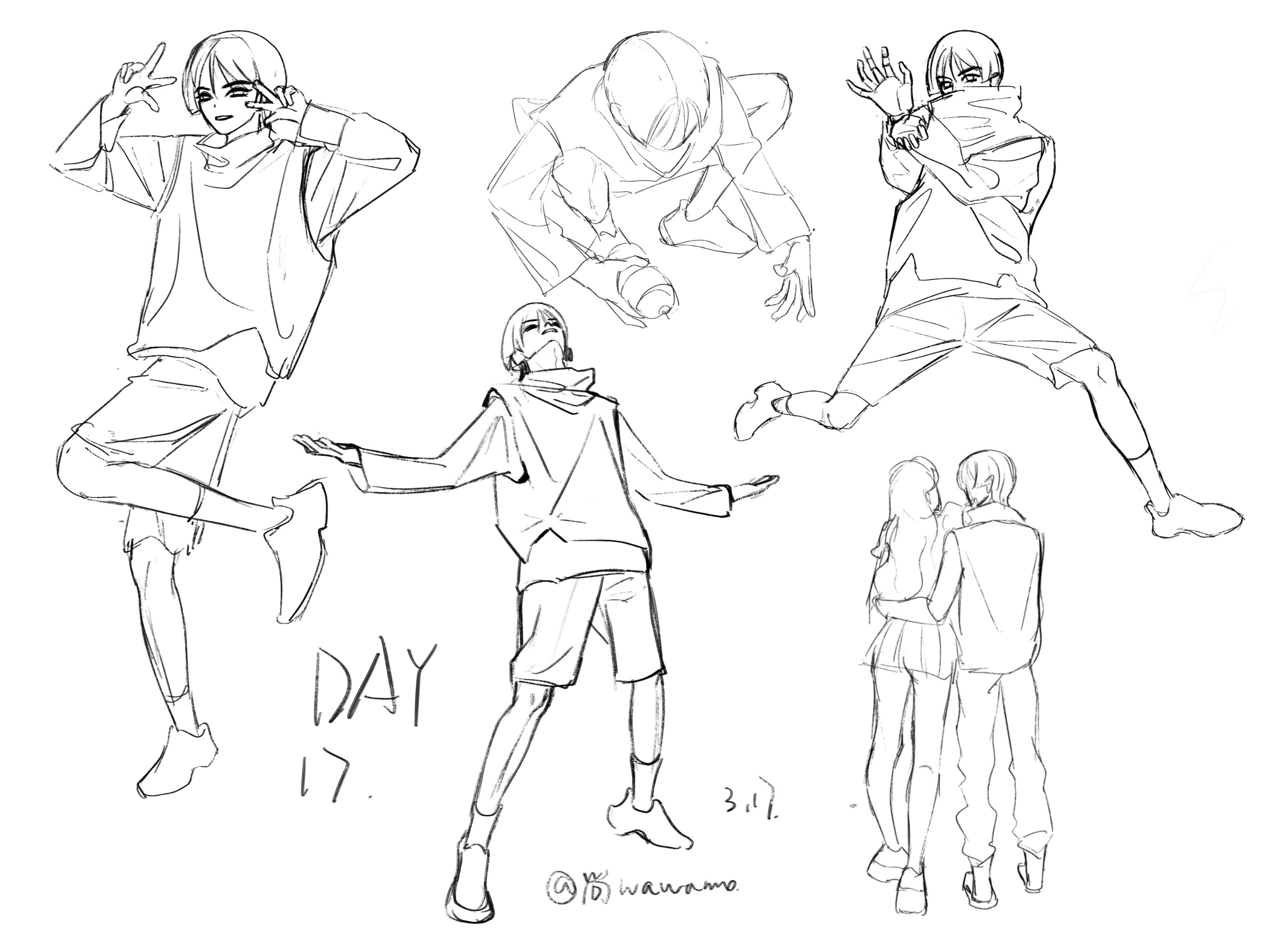 #速写60天挑战赛#Day17@速写班长_wawamo-站酷ZCOOL