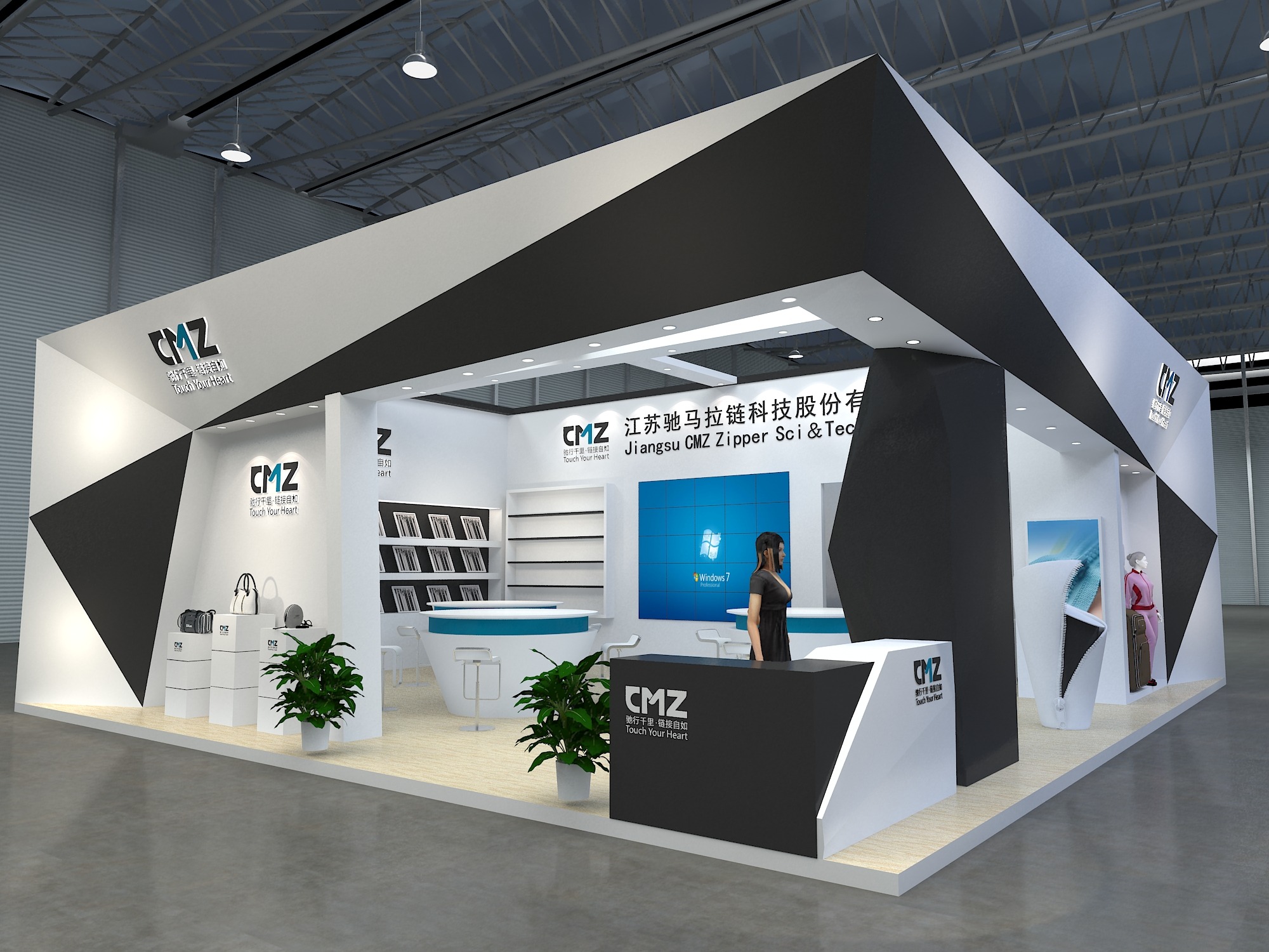 驰马拉链 特装 展台_关关0618-站酷ZCOOL