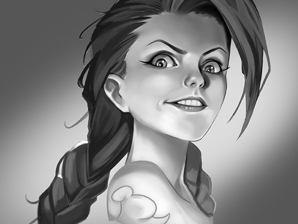 LOL金克丝_坚持不懈魔鬼糖-站酷ZCOOL