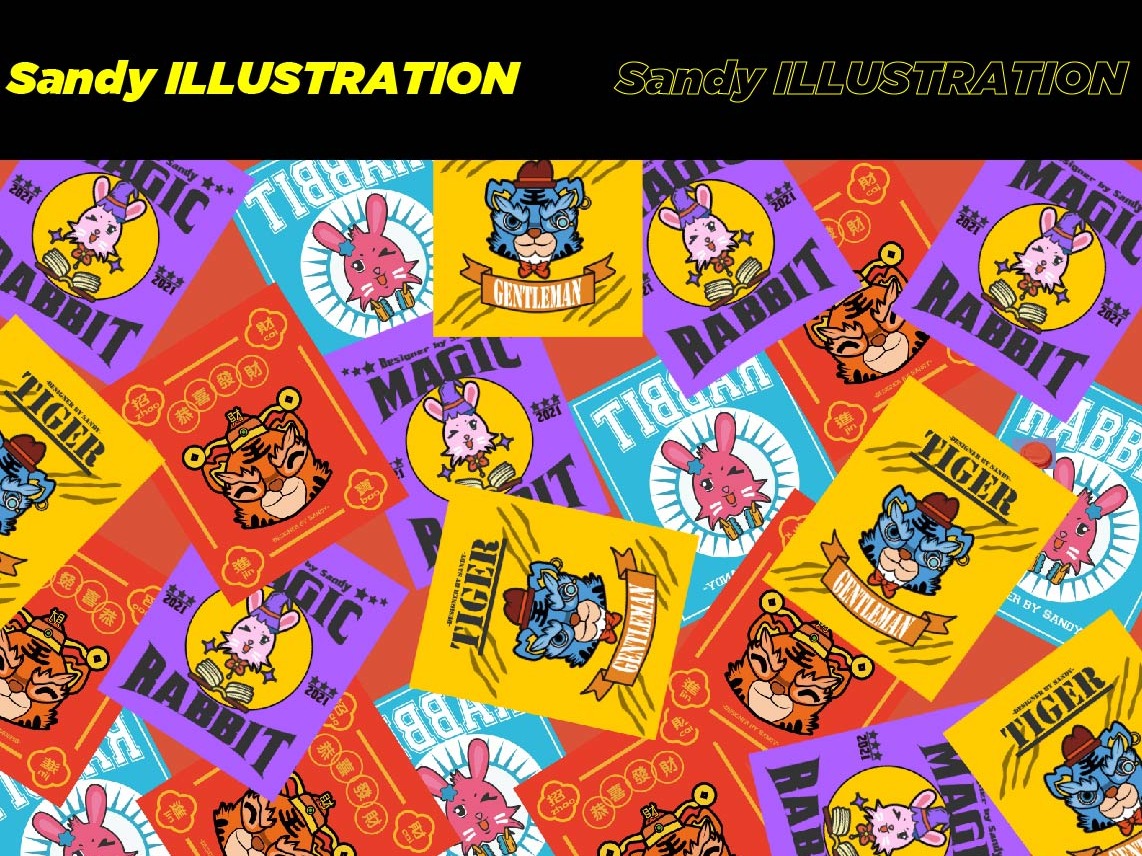 潮流插画_像风一样的Sandy-站酷ZCOOL