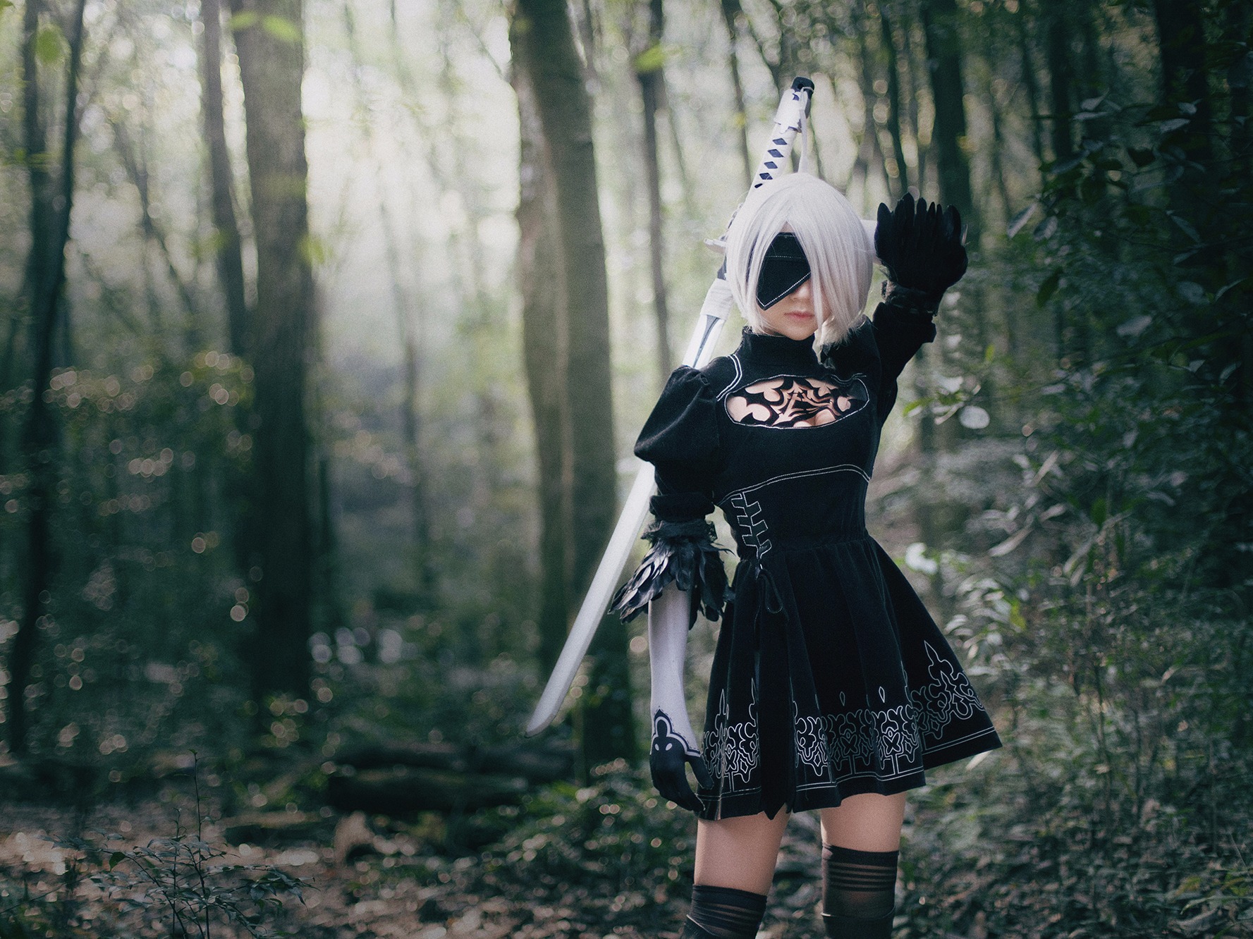 尼尔机械纪元cos拍摄_摄影赵恒锋-站酷ZCOOL