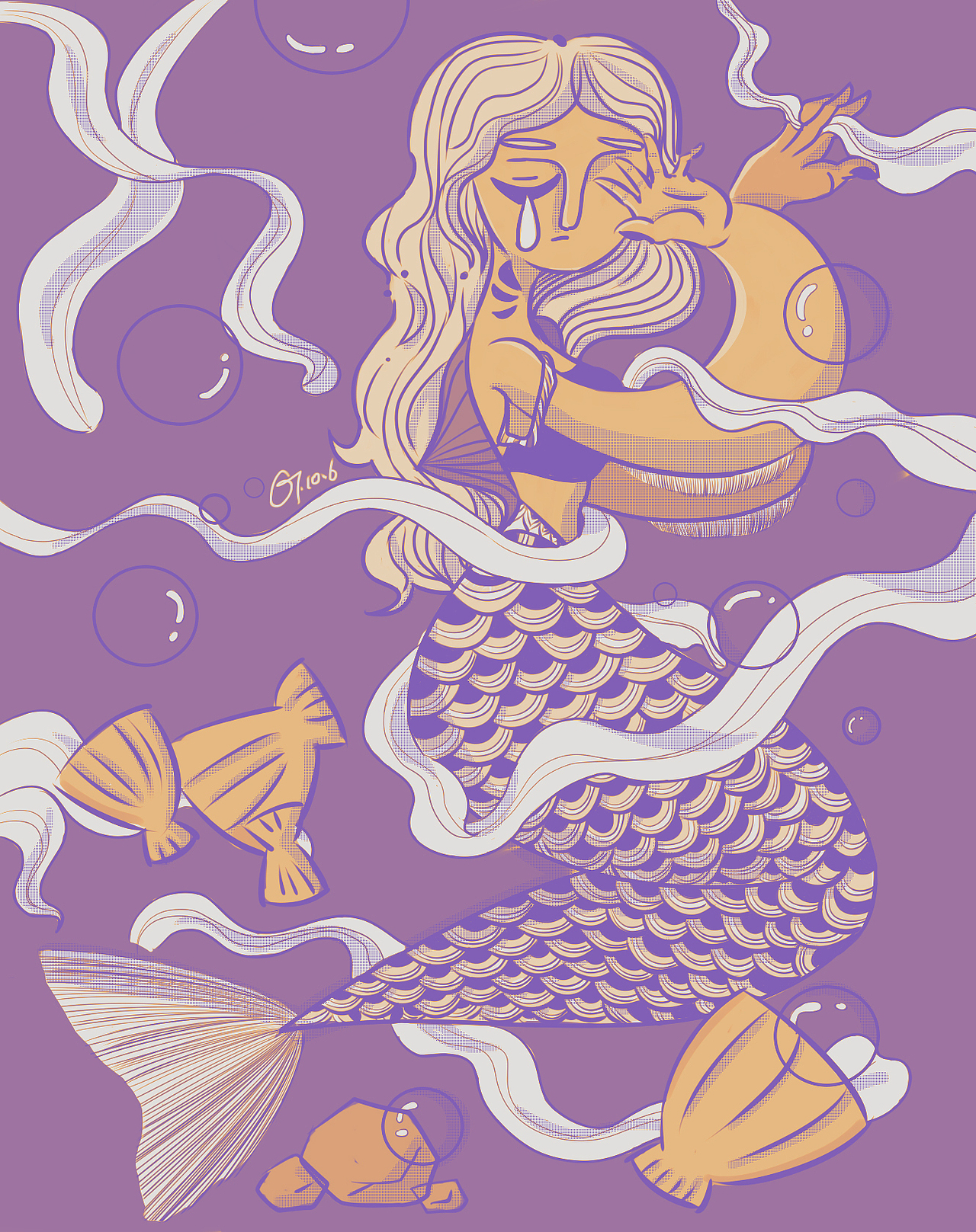 小美人鱼_猫汤MOWSOUP-站酷ZCOOL