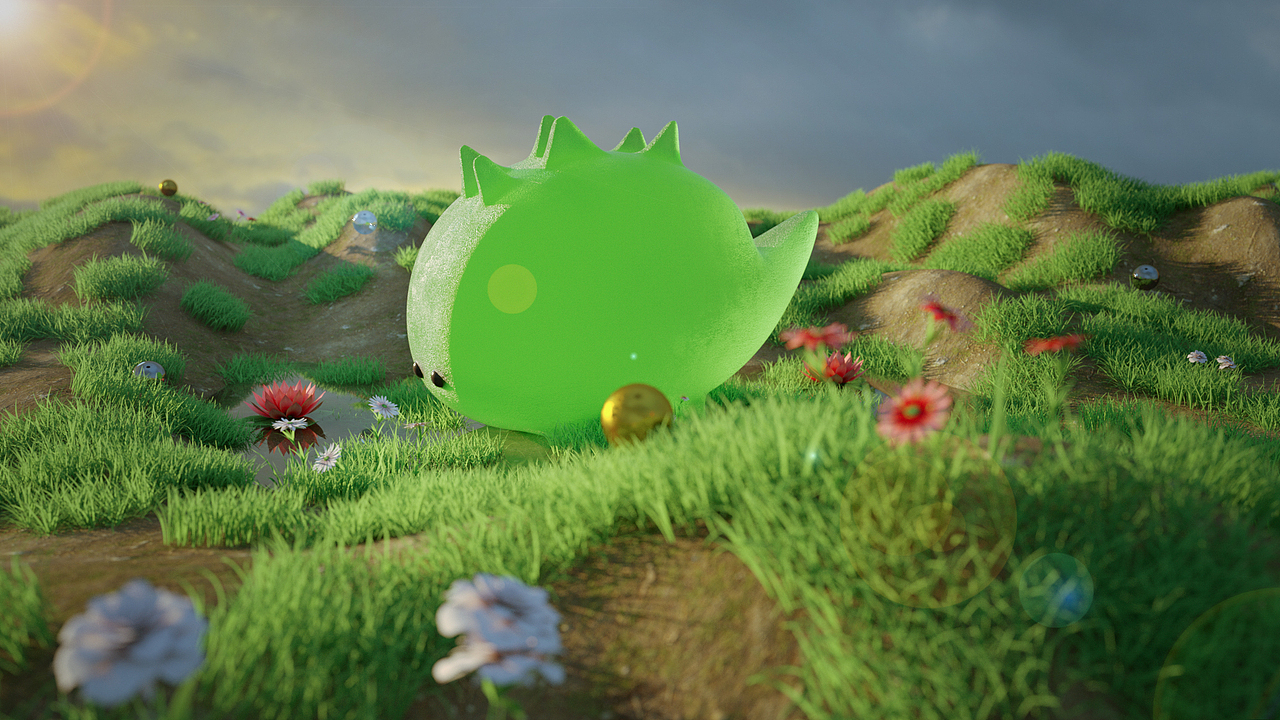 C4D+OC实景渲染练习_帅帅的小狼君-站酷ZCOOL