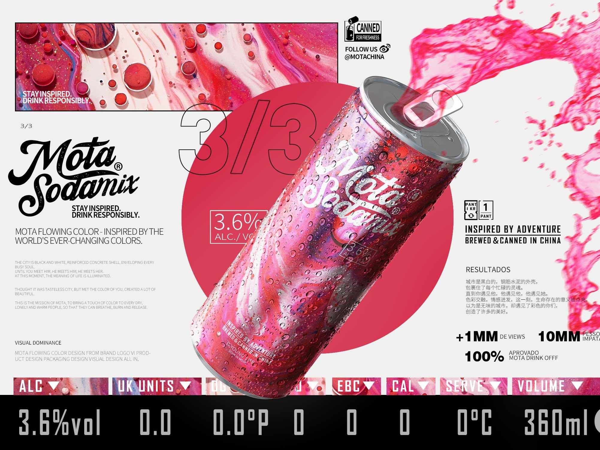 MOTA-Flowing color 易拉罐品牌设计_铁憨憨本憨-站酷ZCOOL
