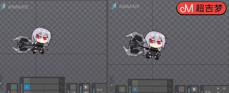 spine动画游戏2D骨骼龙骨动画_超吉梦-站酷ZCOOL