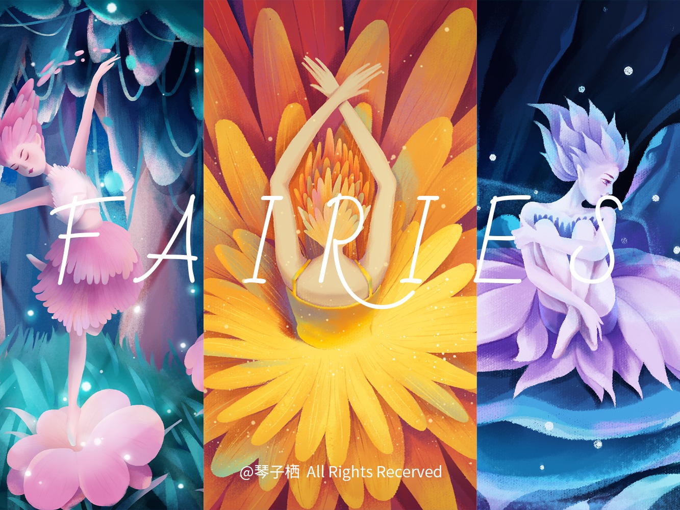 Fairies-花精灵_琴子栖-站酷ZCOOL