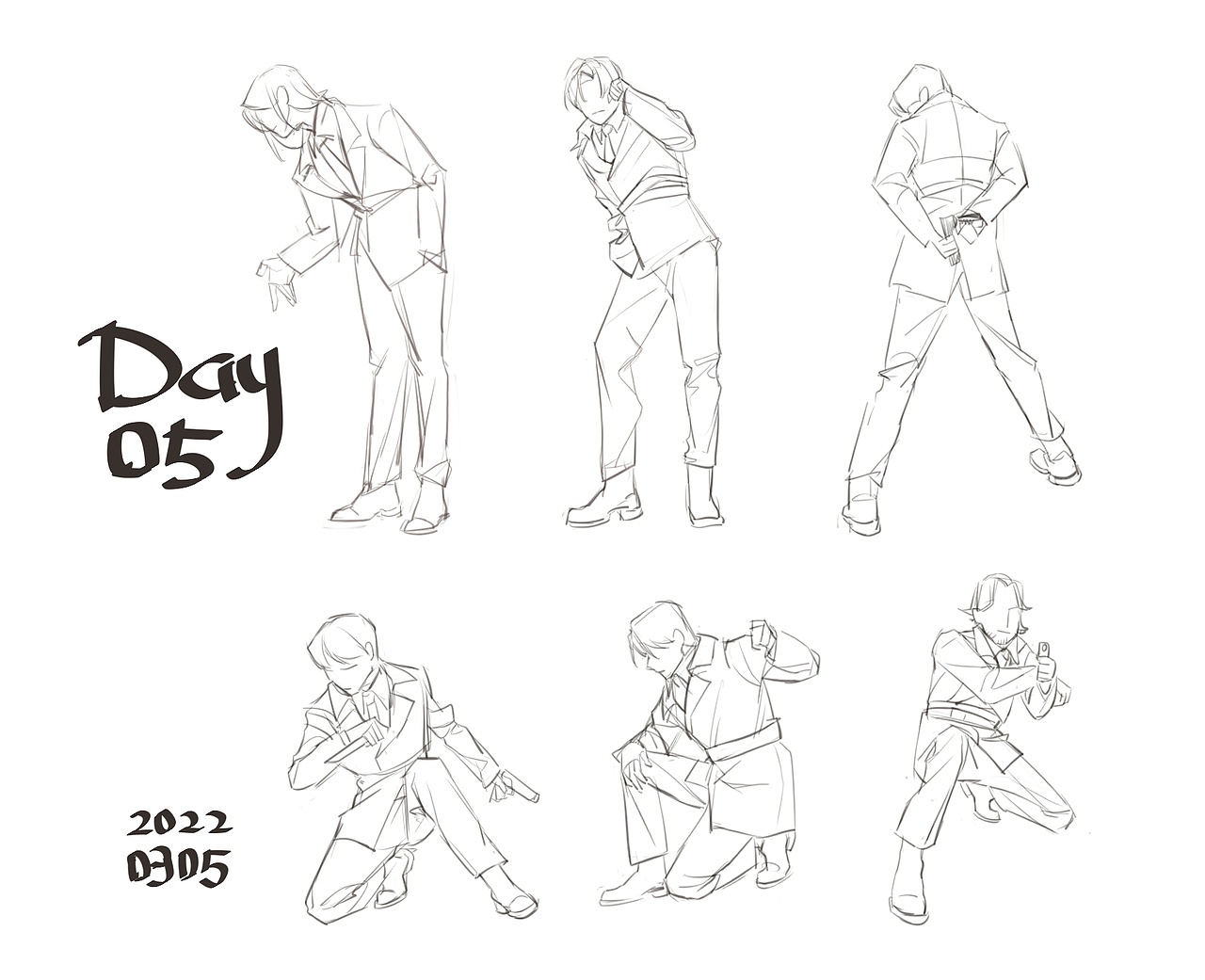 #速写60天挑战赛#d5@速写班长_漠三莫-站酷ZCOOL