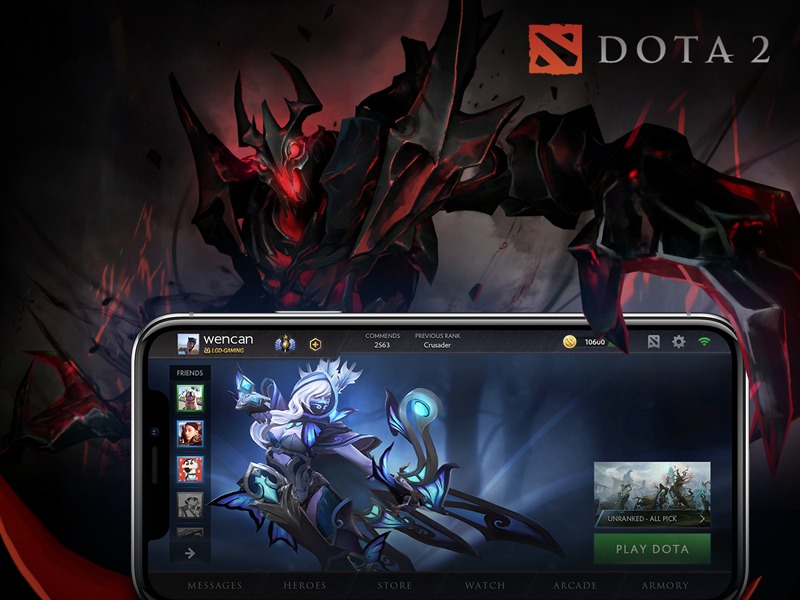 DOTA2移动版概念设计_涂文灿-站酷ZCOOL