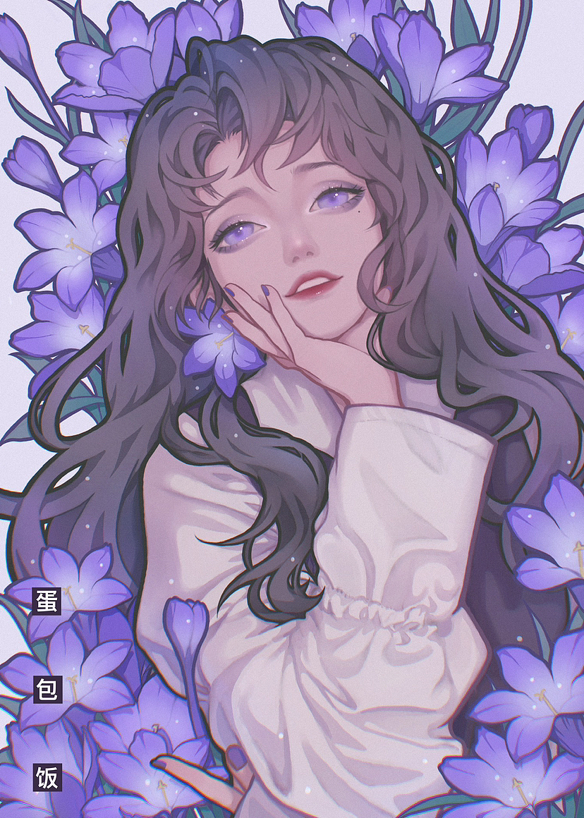 【花与她】iPad原创绘画合集_蛋包饭JoZ-站酷ZCOOL