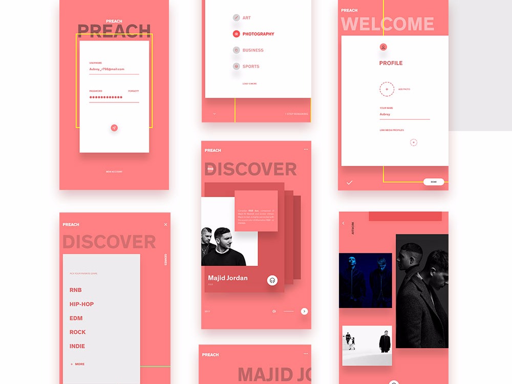 PREACH概念APP_Christol清野-站酷ZCOOL