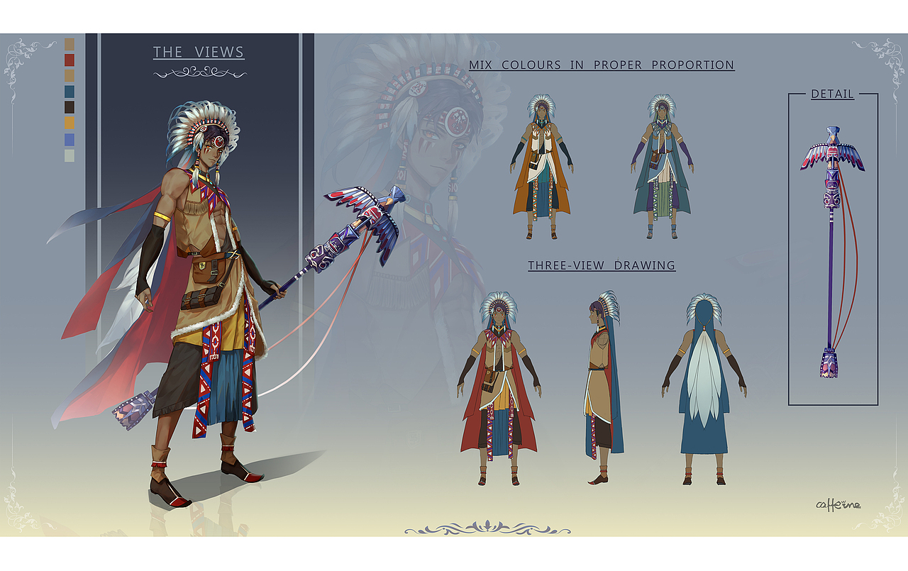 角色原画设定集_蔚樱YM-站酷ZCOOL