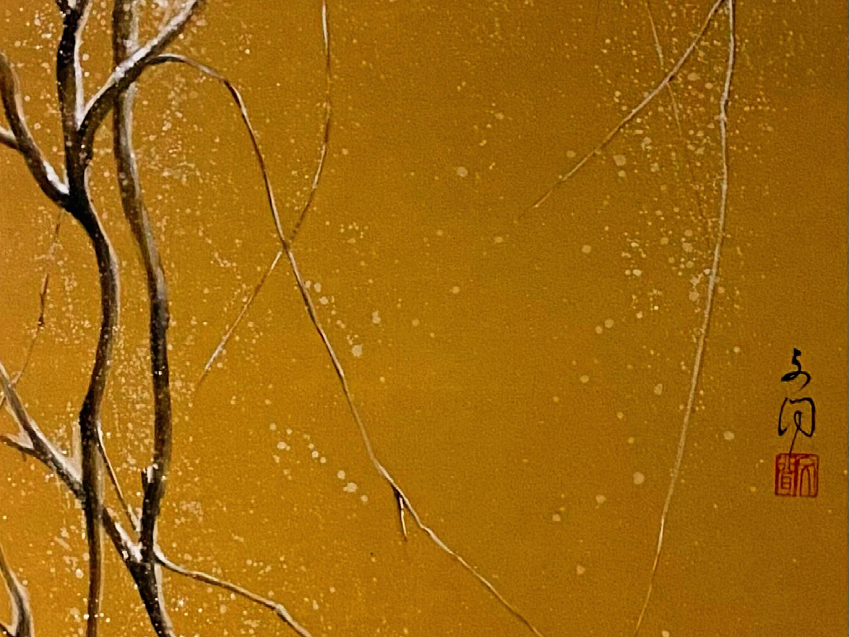 他朝若是同淋雪，此生也算共白头。_七颗星818-站酷ZCOOL