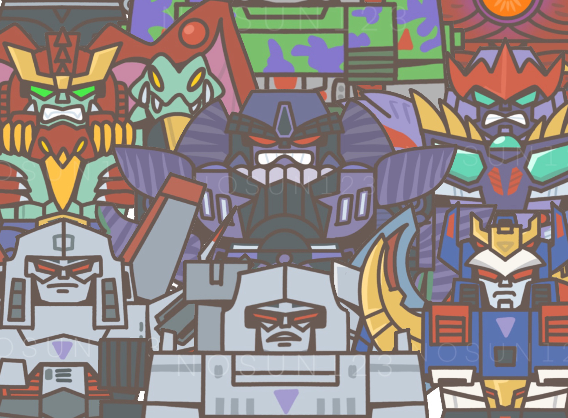 变形金刚威震天合集_nosun123-站酷ZCOOL