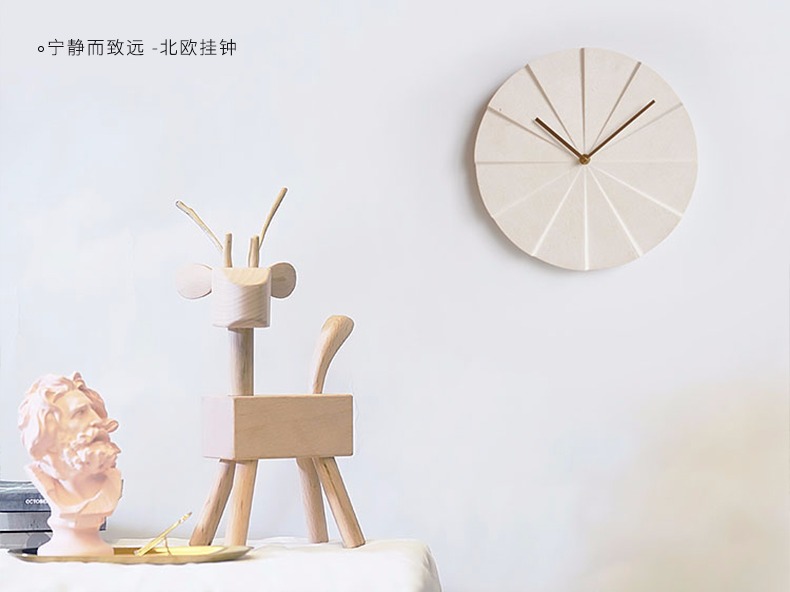 北欧风挂钟详情_小蔷vvv-站酷ZCOOL