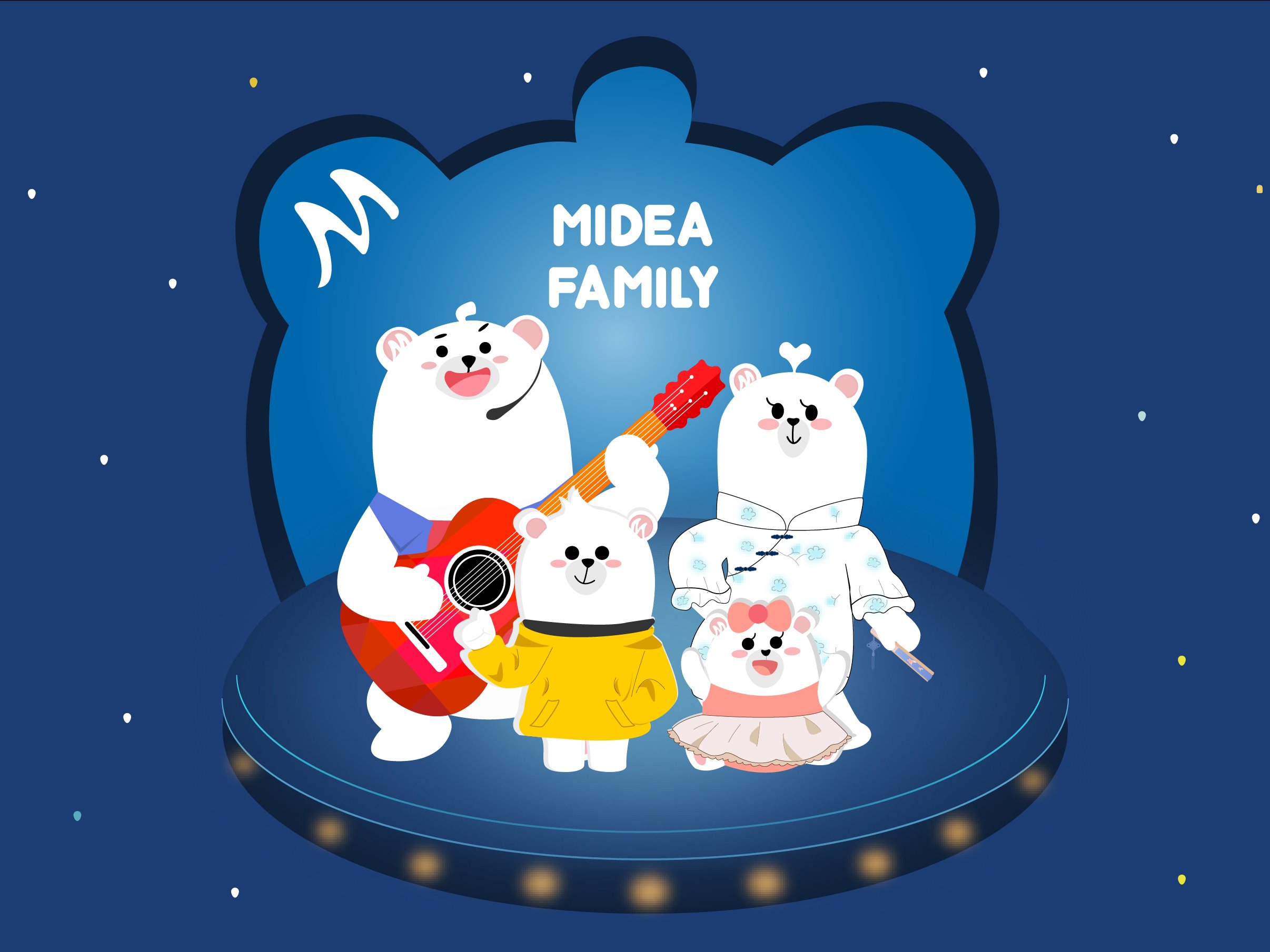 MIDEA FAMILY-家庭才艺表演_Nicole林-站酷ZCOOL