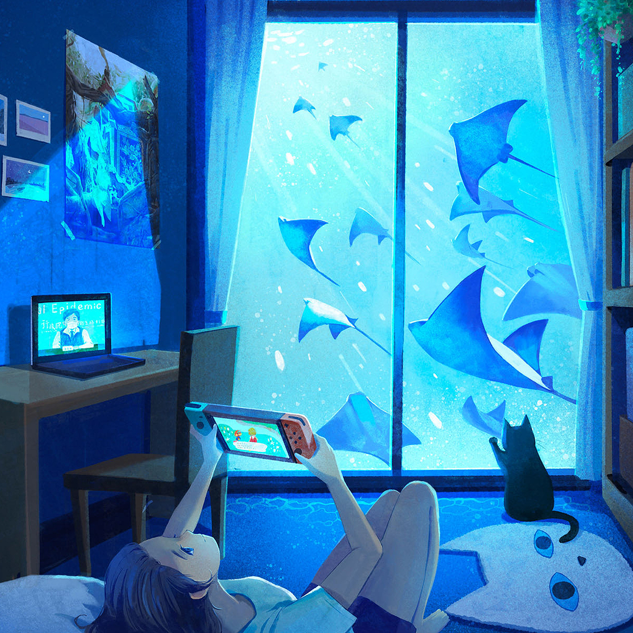 STAY HOME 的梦_小清SJQing-站酷ZCOOL