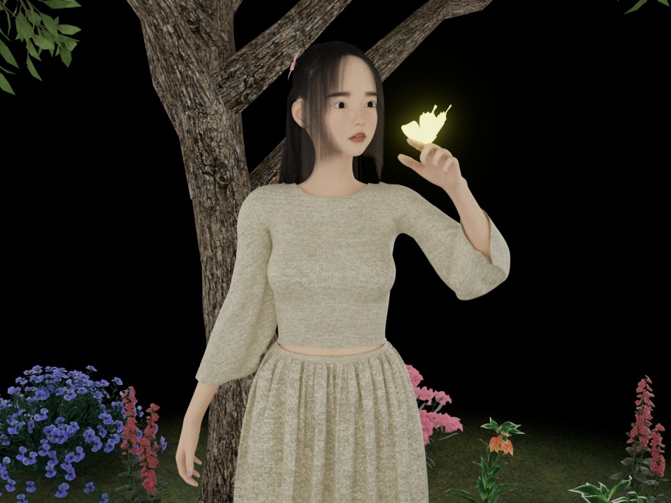 梦蝶的少女_铁血丹心2080-站酷ZCOOL