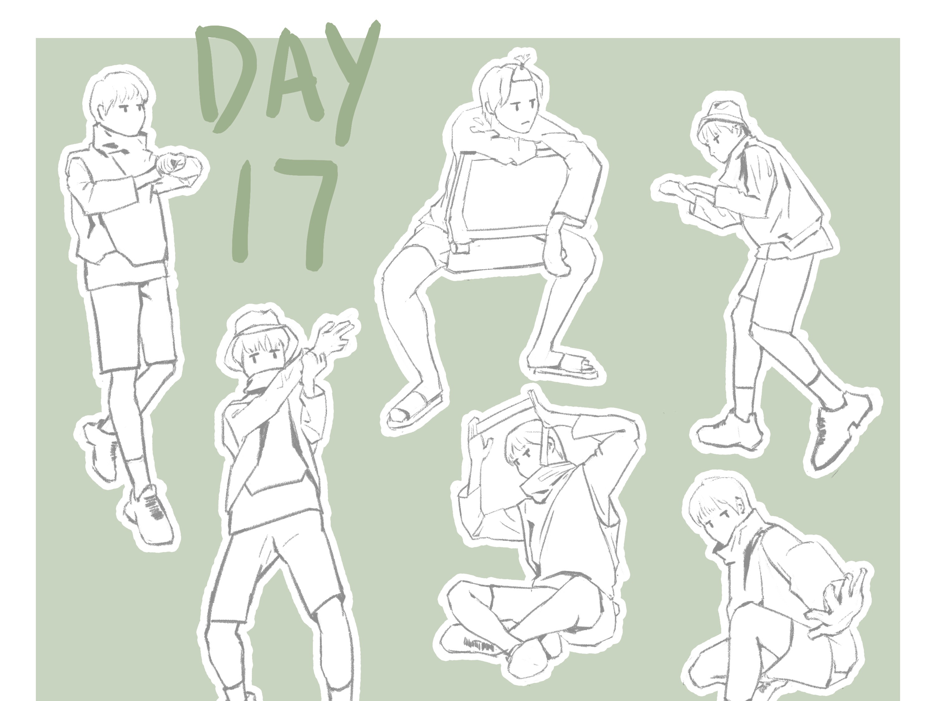 #速写60天挑战赛# DAY17@速写班长 _秃秃腾-站酷ZCOOL