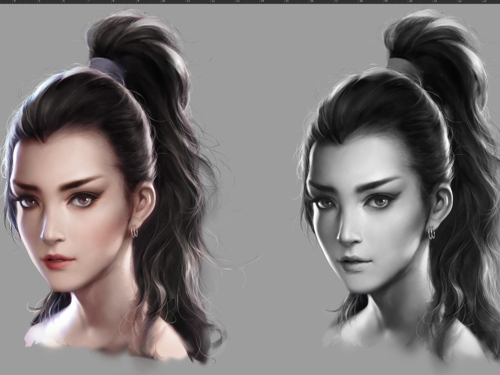 刺客女头像_大西瓜1984-站酷ZCOOL