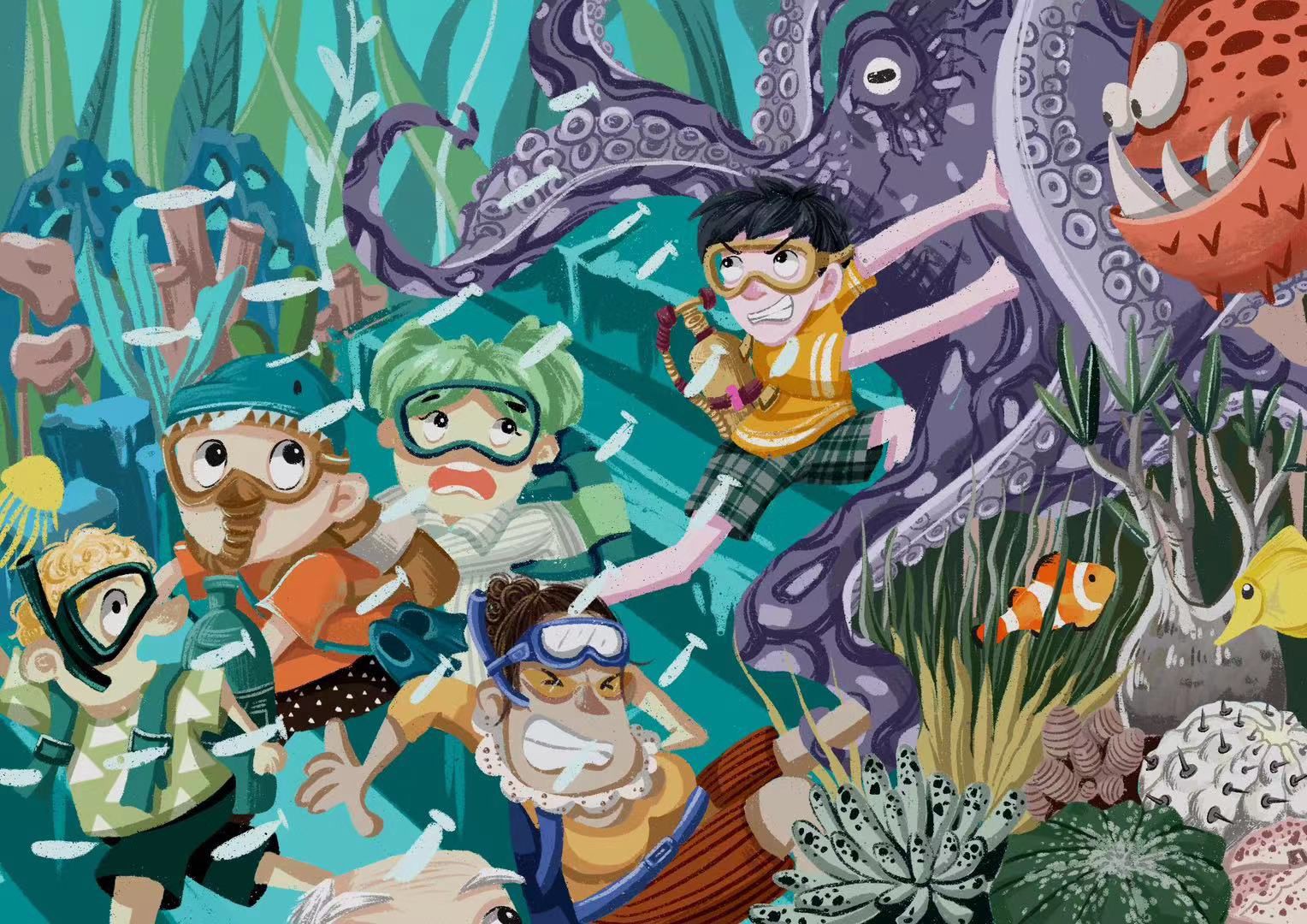 儿童插画合集_foxliy-站酷ZCOOL