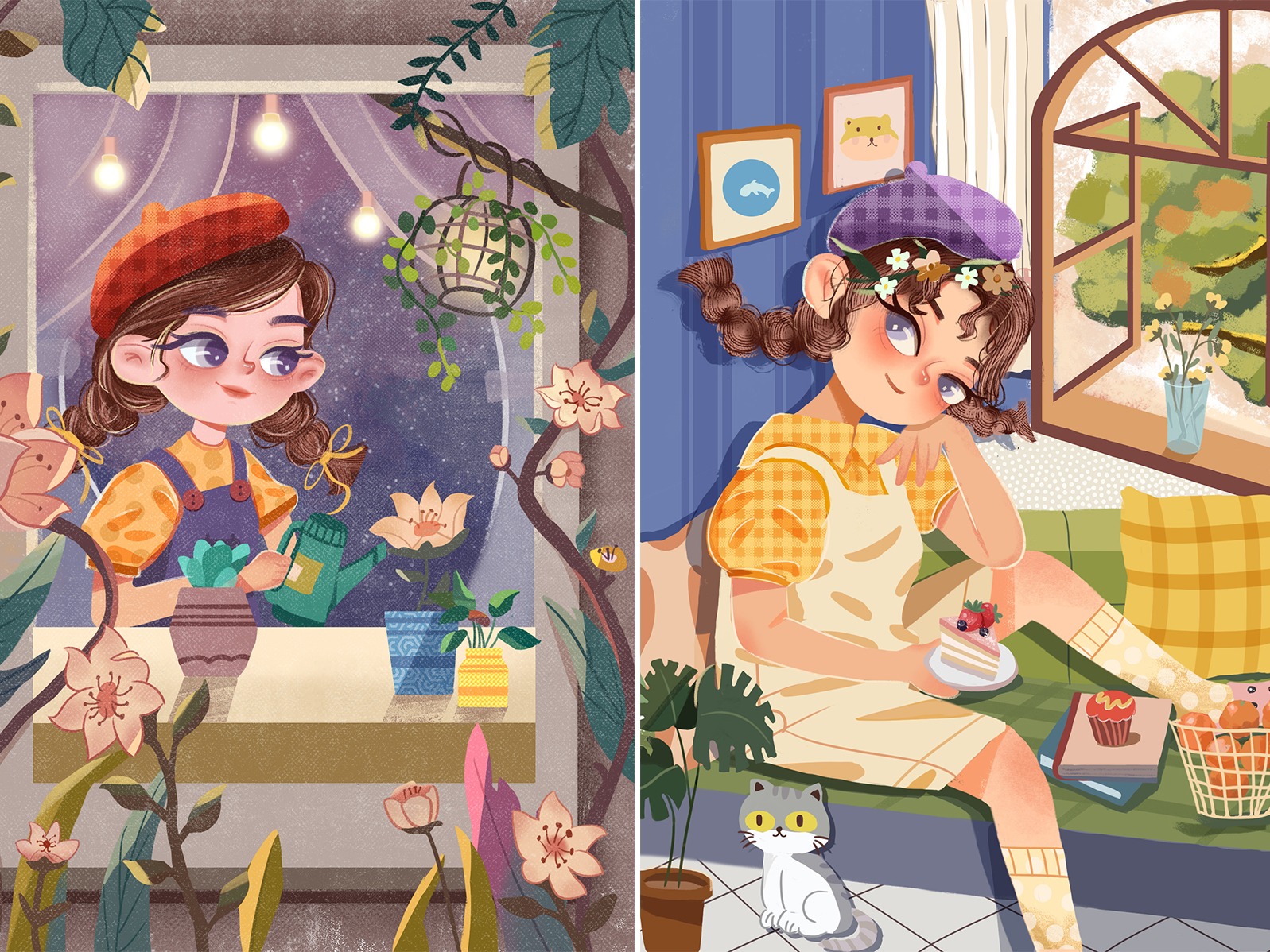 近期部分系列插画作品_Renliy-站酷ZCOOL